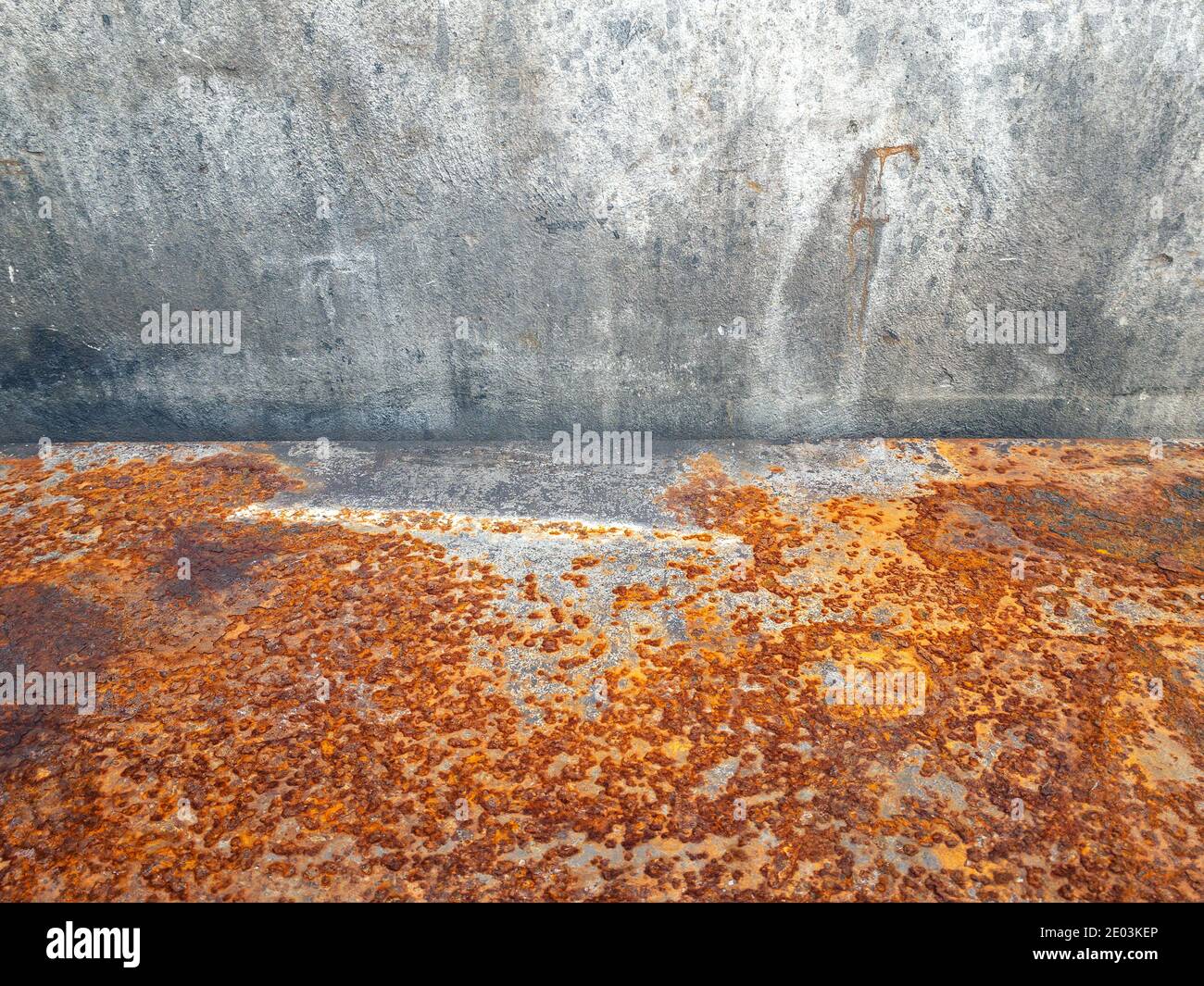Wall Damage and Rust Surface Background Stock Photo - Alamy