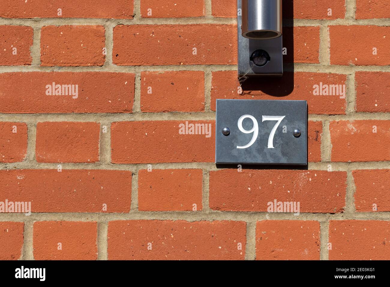 House number 97 sign hi-res stock photography and images - Alamy