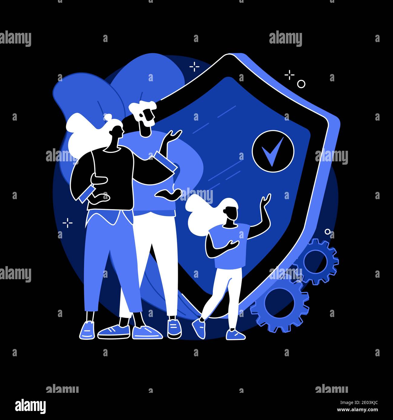 Social security abstract concept vector illustration Stock Vector Image ... Social security abstract concept vector illustration Stock Vector Image ...