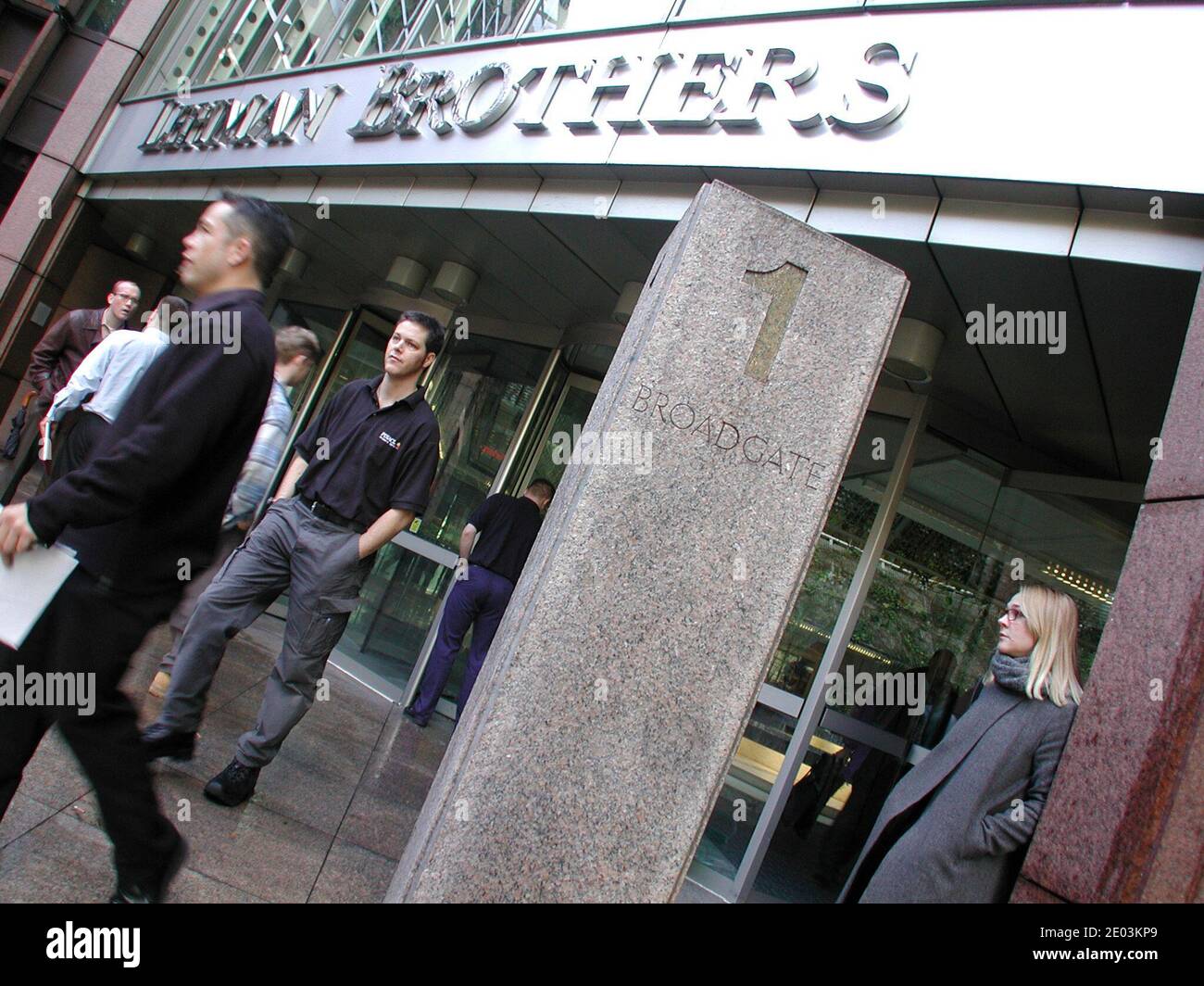 Lehman Brothers Broadgate London Stock Photo - Alamy
