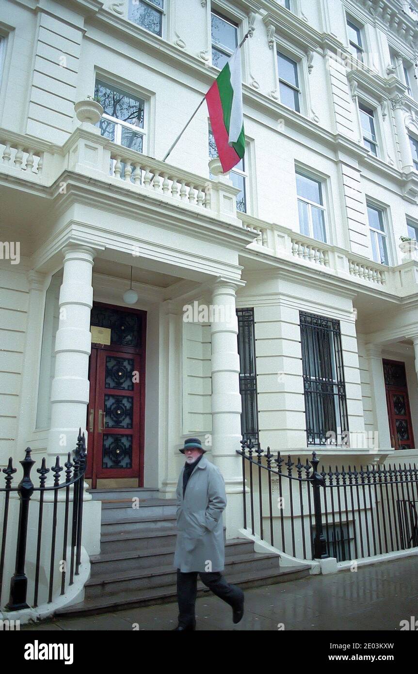 Bulgarian Embassy Queens gate gardens London Stock Photo - Alamy