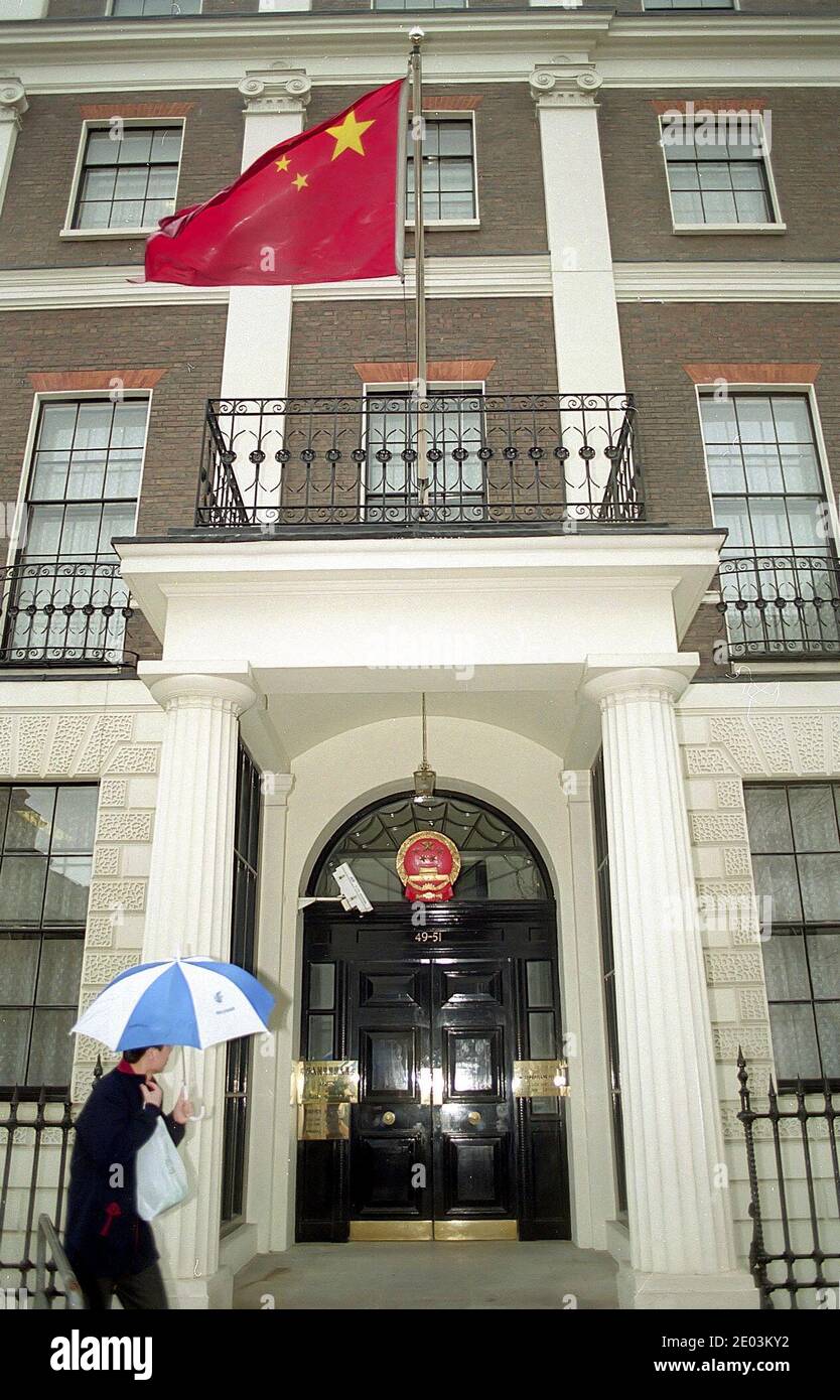 Chinese embassy portland place hi-res stock photography and images - Alamy