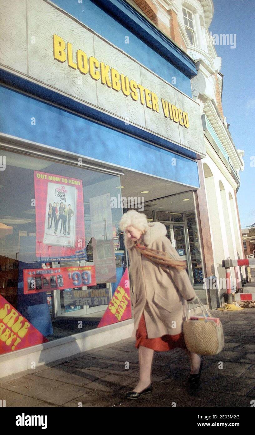 Blockbuster video shop london hi-res stock photography and images - Alamy