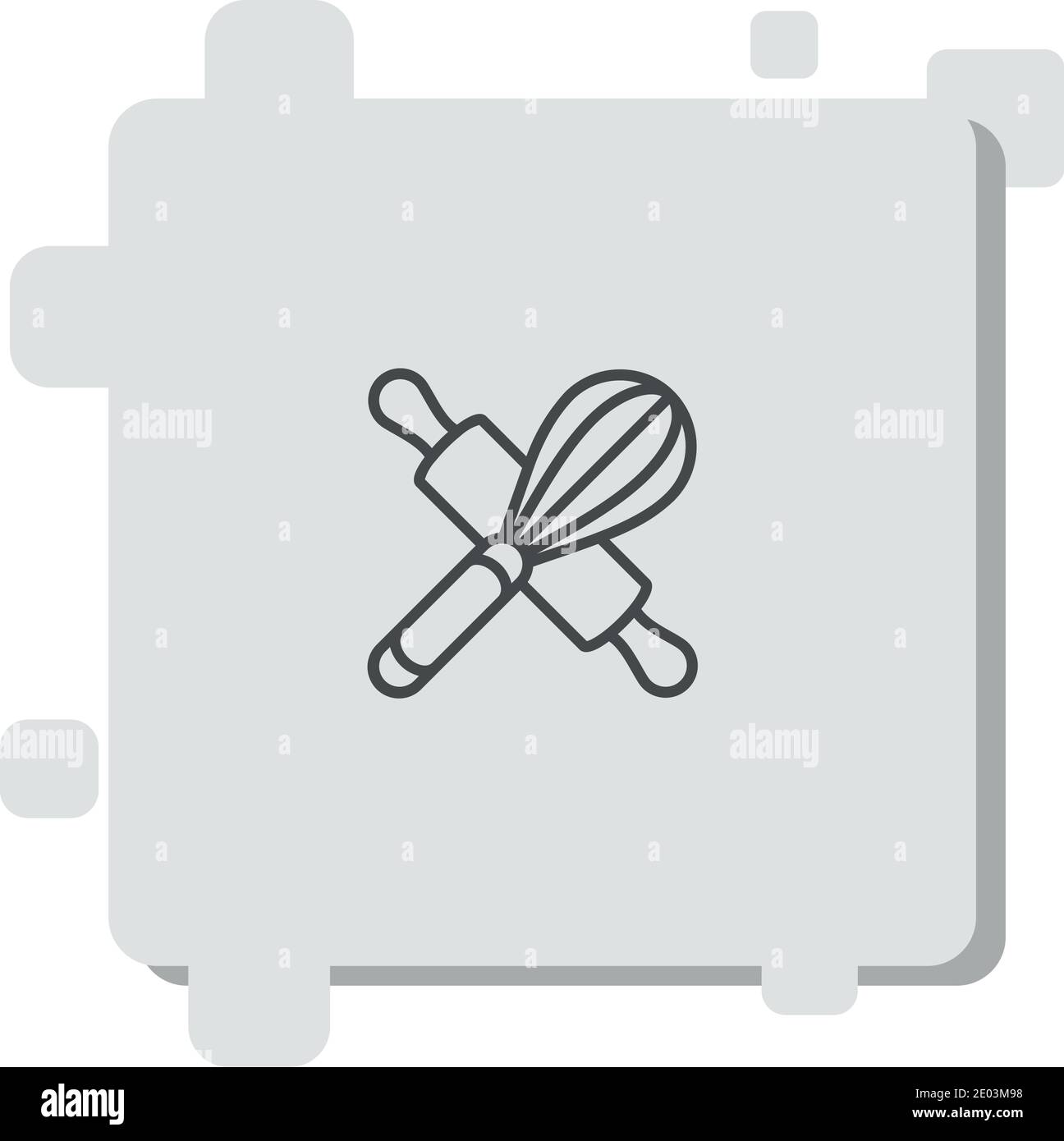 baking vector icon modern simple vector illustration Stock Vector Image ...