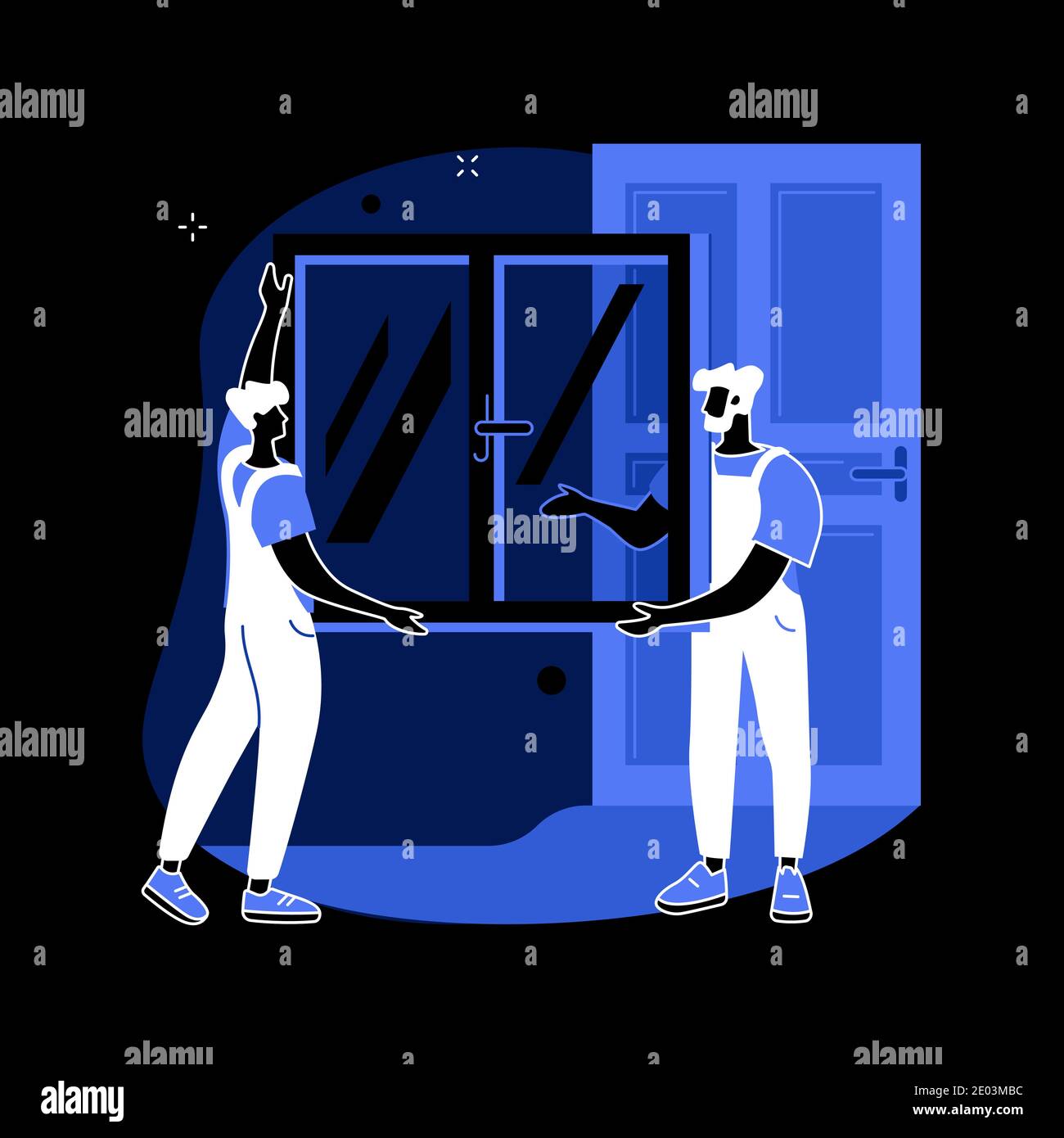 Upvc windows and door Stock Vector Images - Alamy