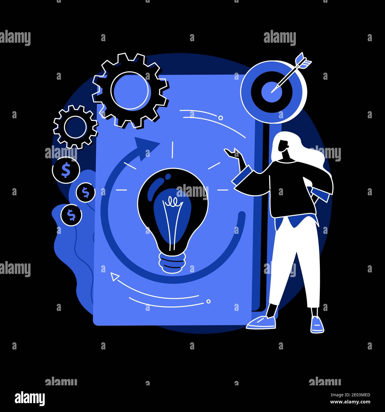 Project life cycle abstract concept vector illustration Stock Vector ...