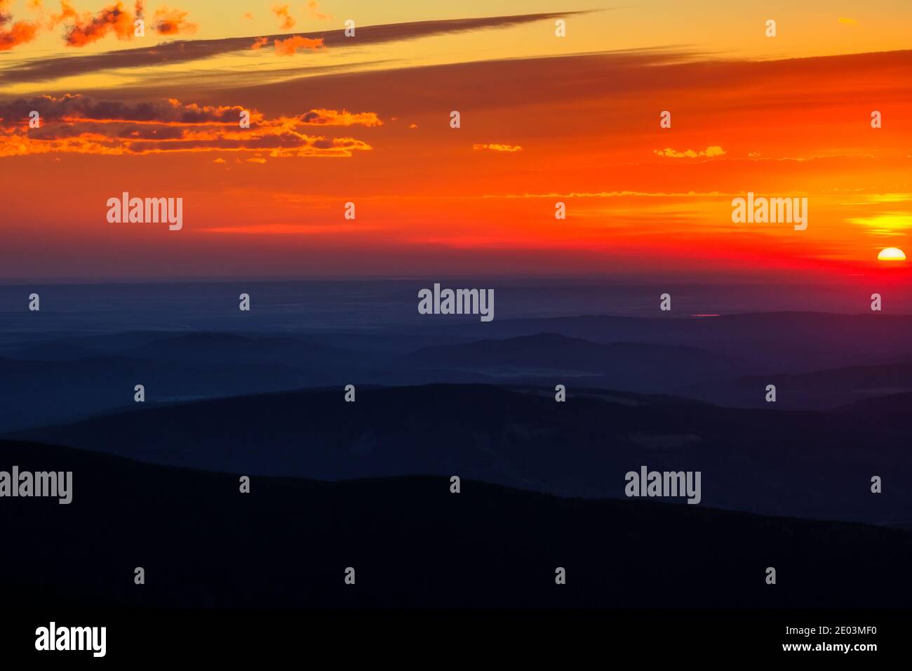 Summer Sunrise Canadian Prairie-Kananaskis, Alberta, Canada Stock Photo ...