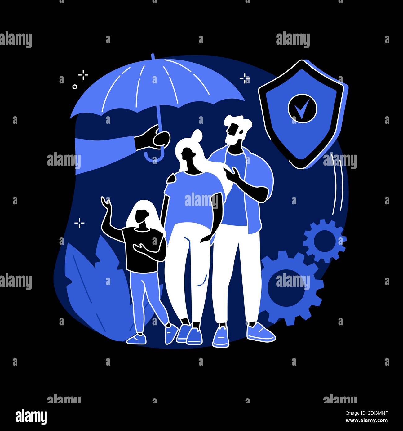 Social insurance abstract concept vector illustration Stock Vector ...