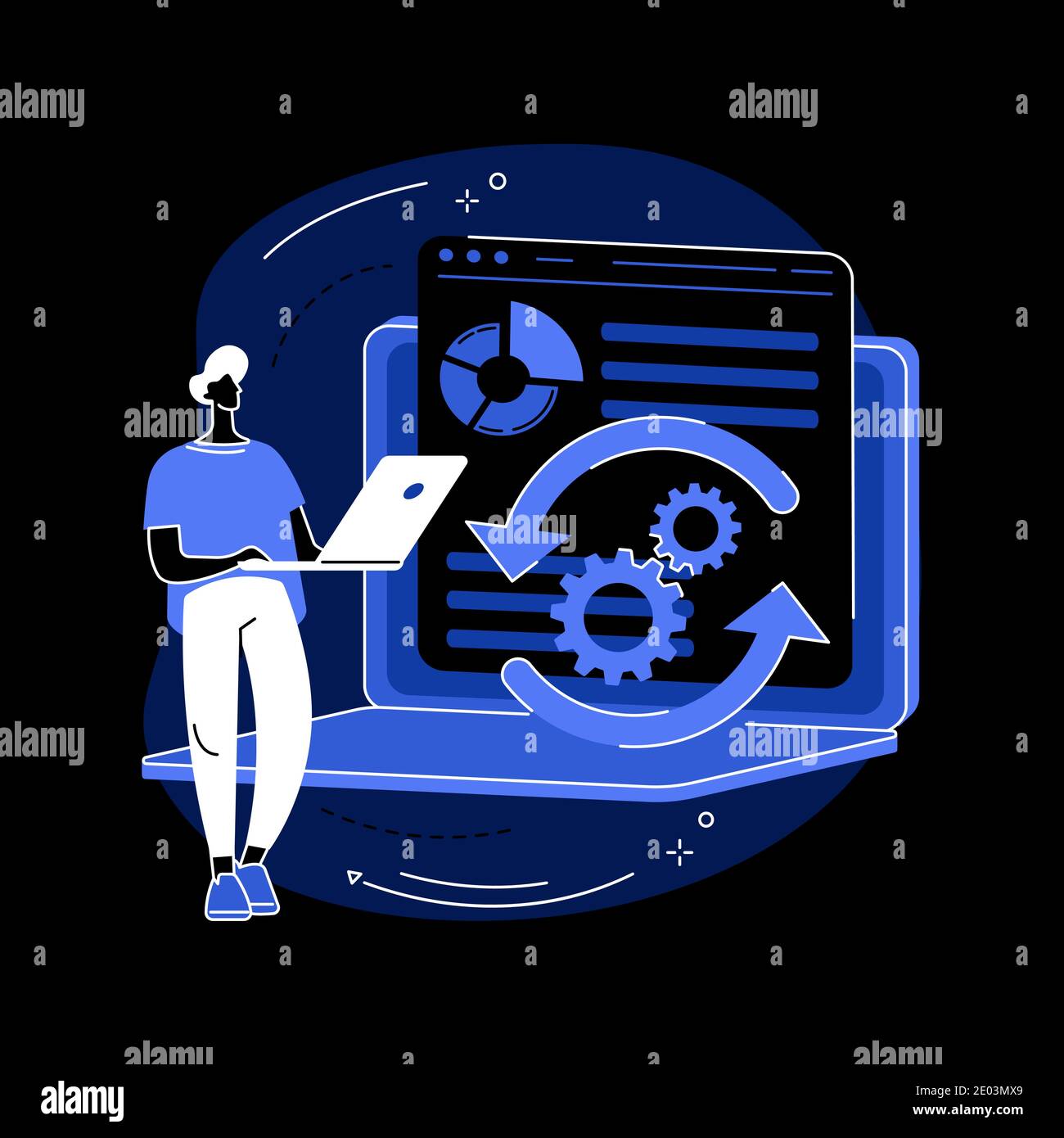 Alt tag optimization abstract concept vector illustration Stock Vector ...