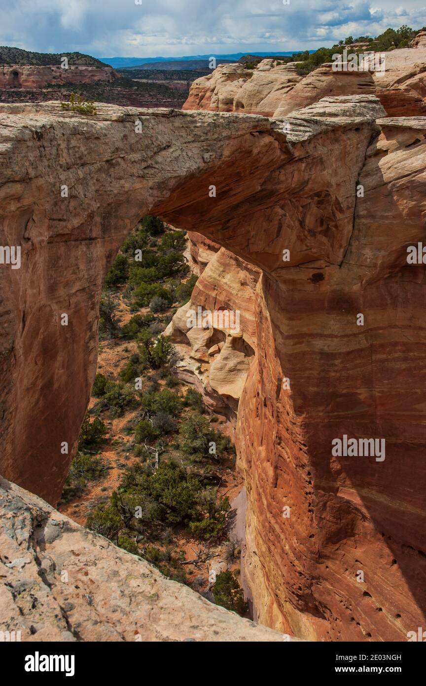 Akiti Arch (aka East Rim or Centennial Arch) from above, Rattlesnake ...