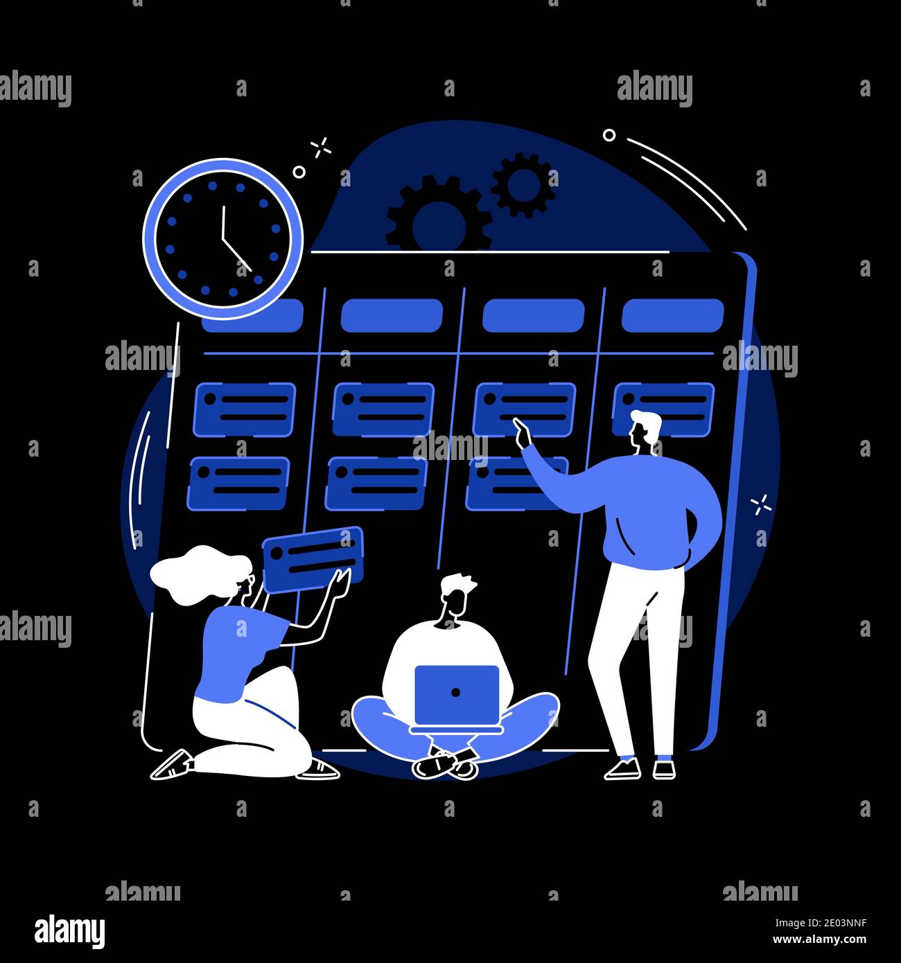 Task management abstract concept vector illustration Stock Vector Image ...