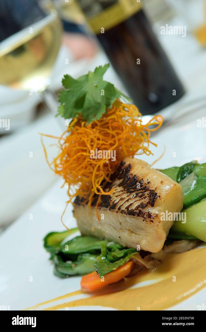 Fish dish main course at the former Restaurant Nora. Known as America’s ...