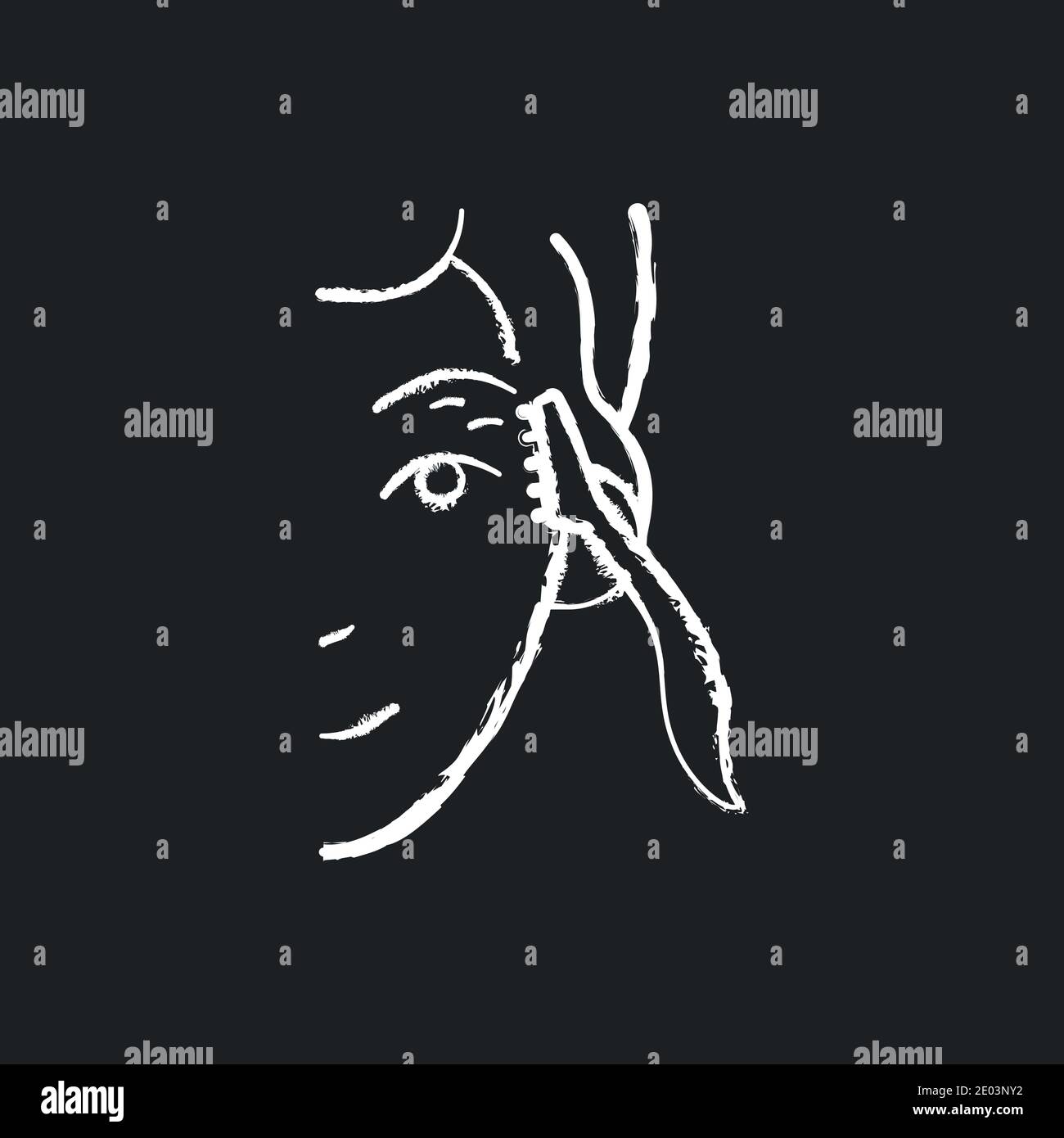 Woman depilation background Black and White Stock Photos & Images - Alamy