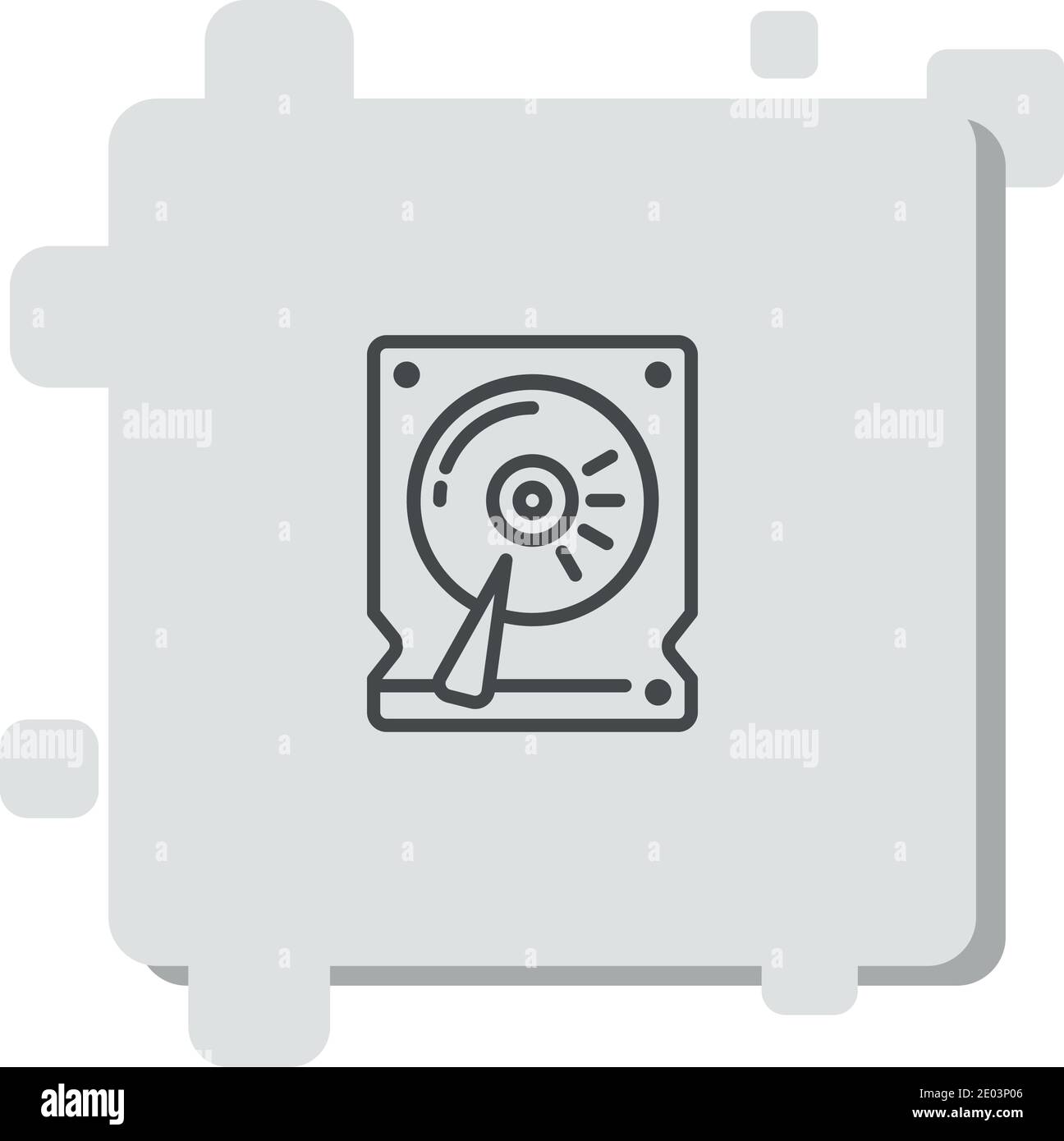 Laptop mouse external hard drive Cut Out Stock Images & Pictures - Alamy