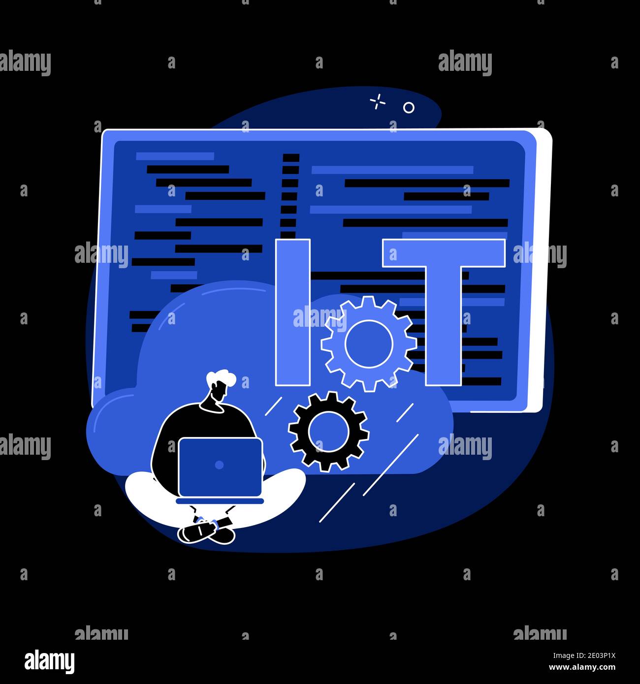 IoT development abstract concept vector illustration Stock Vector Image ...
