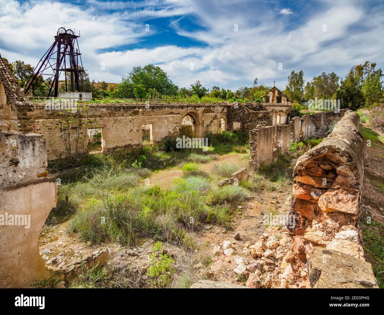 São Domingos Mine is an abandoned open-pit copper & sulphur pyrites ...