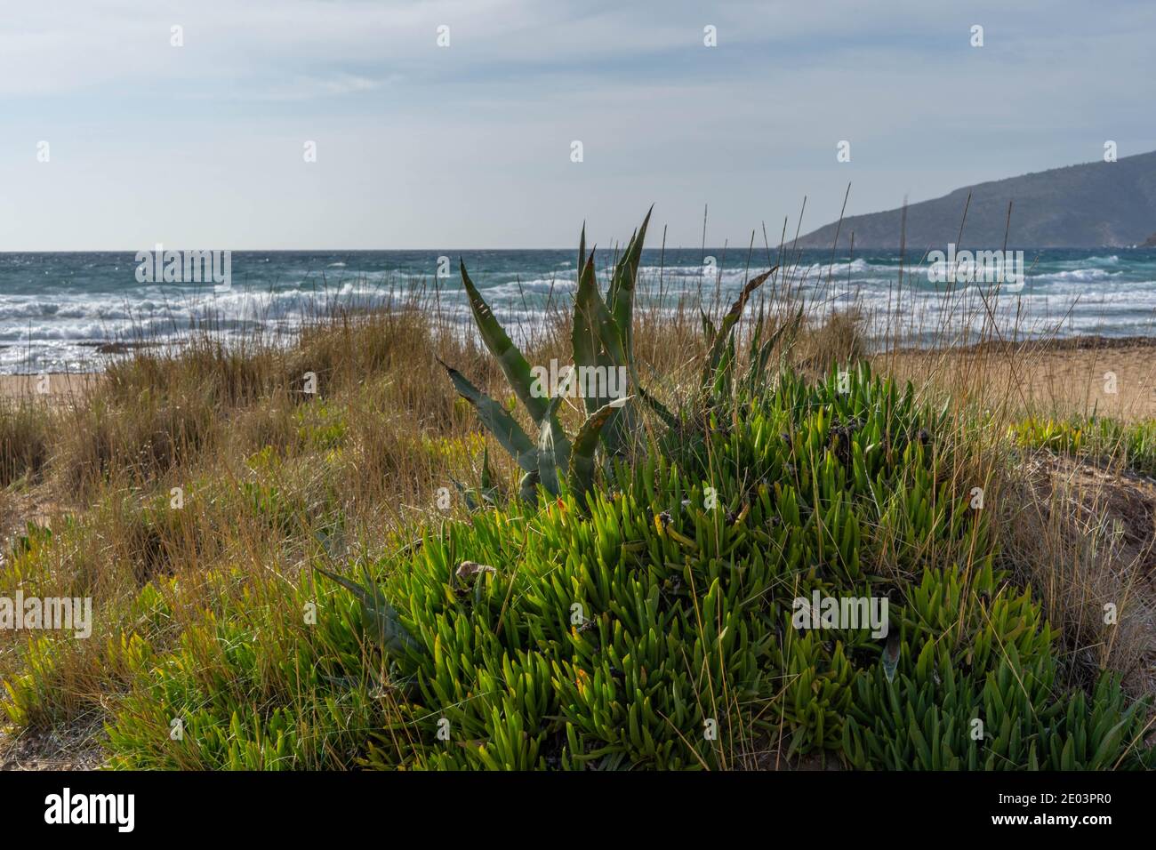 Legrena beach hi-res stock photography and images - Alamy