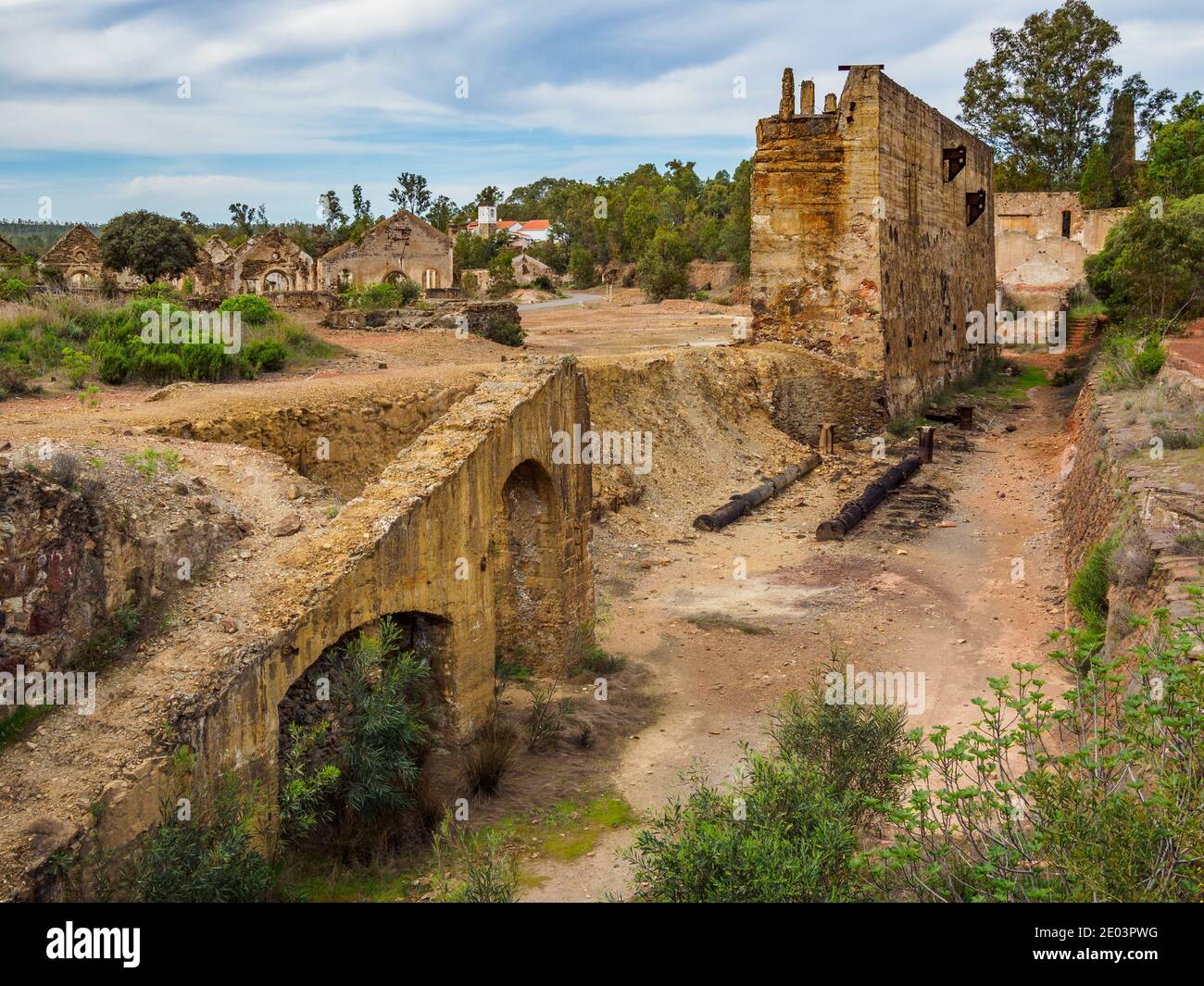 São Domingos Mine is an abandoned open-pit copper & sulphur pyrites ...
