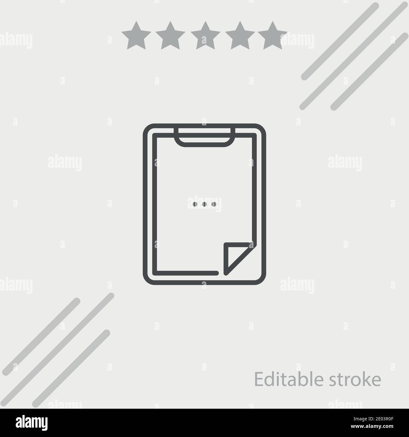 clipboard vector icon modern simple vector illustration Stock Vector ...