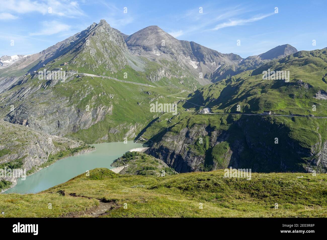 Mount Watzmann (peak Hocheck) in the german Alps near Berchtesgaden ...