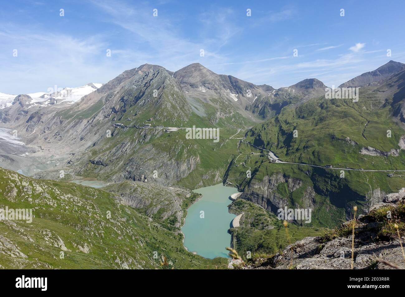 Mount Watzmann (peak Hocheck) in the german Alps near Berchtesgaden ...