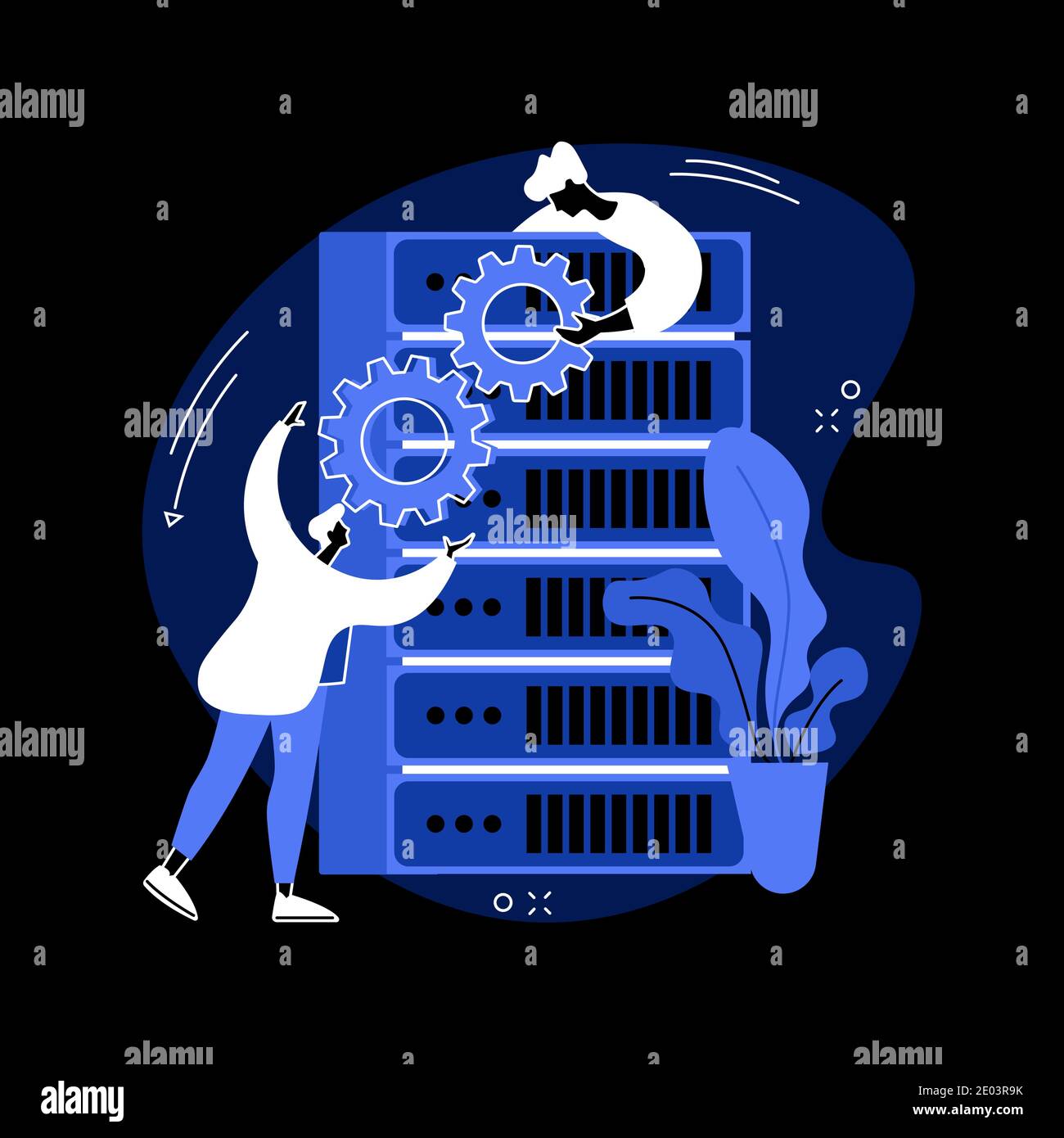 Big data tools abstract concept vector illustration Stock Vector Image ...