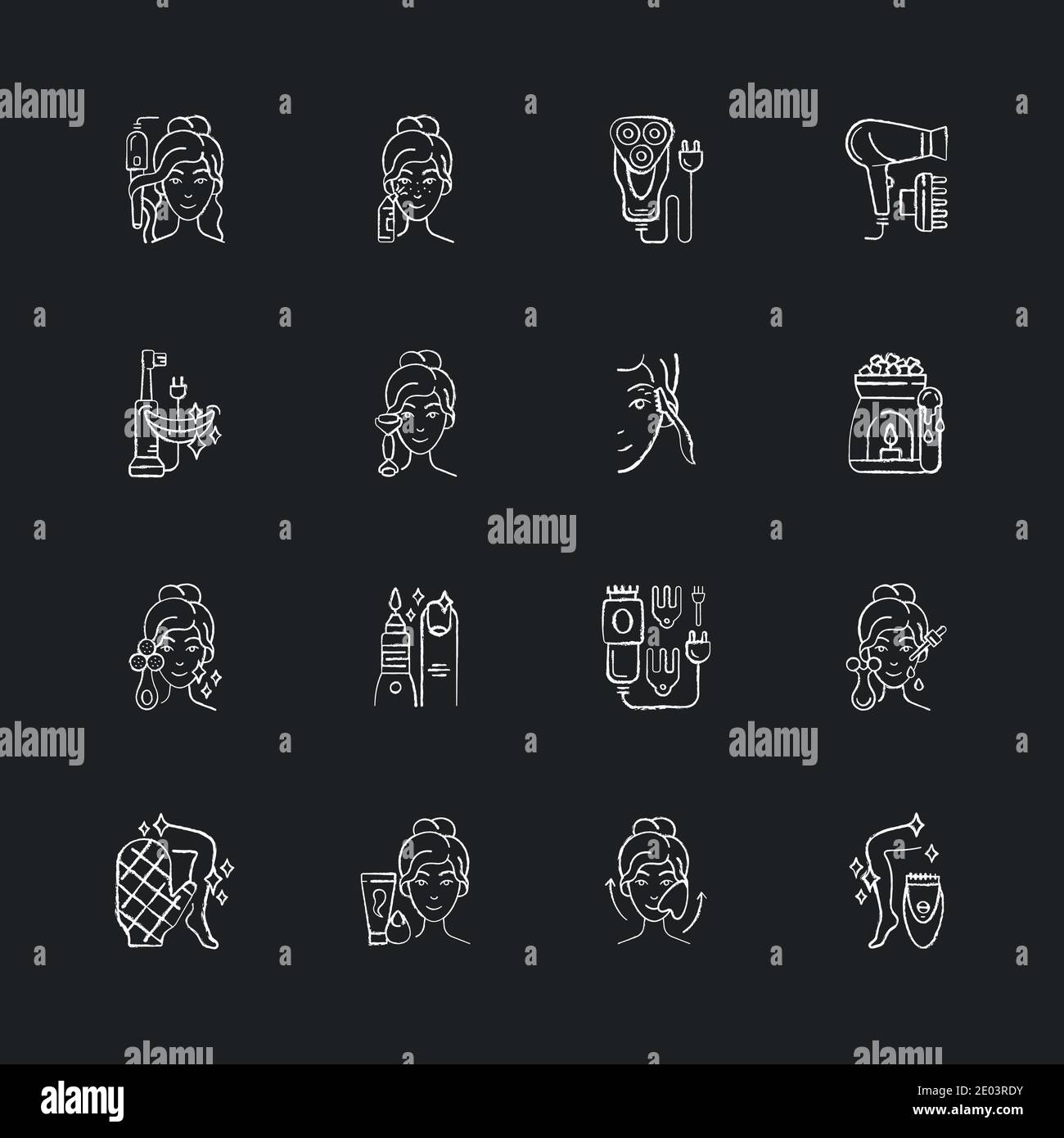 Hair gadgets Stock Vector Images - Alamy