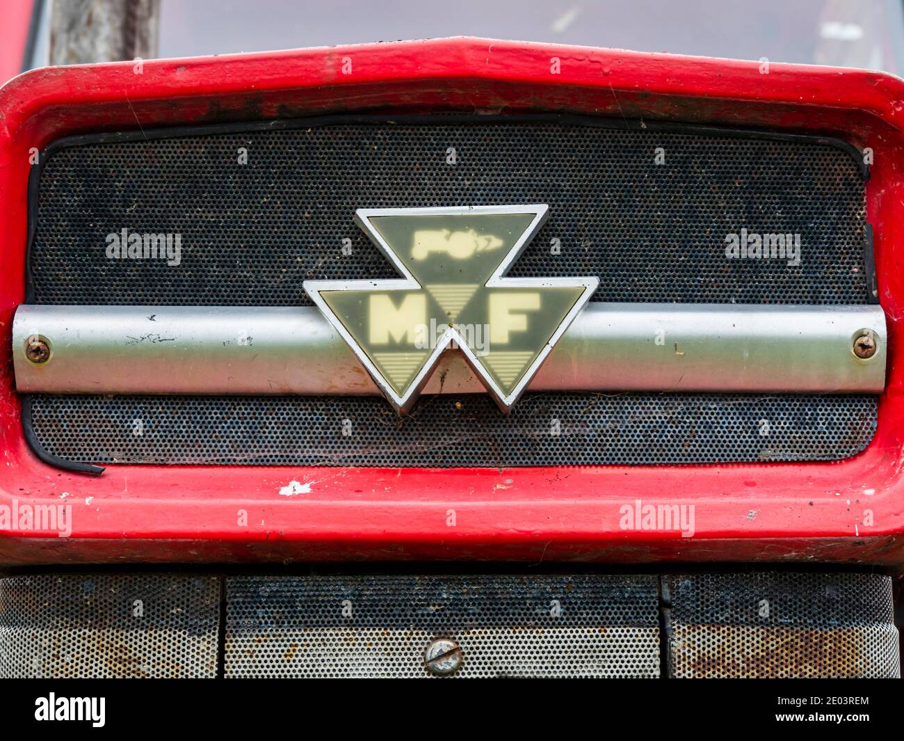 Antique Massey Ferguson tractor at a vintage tractor rally in North ...