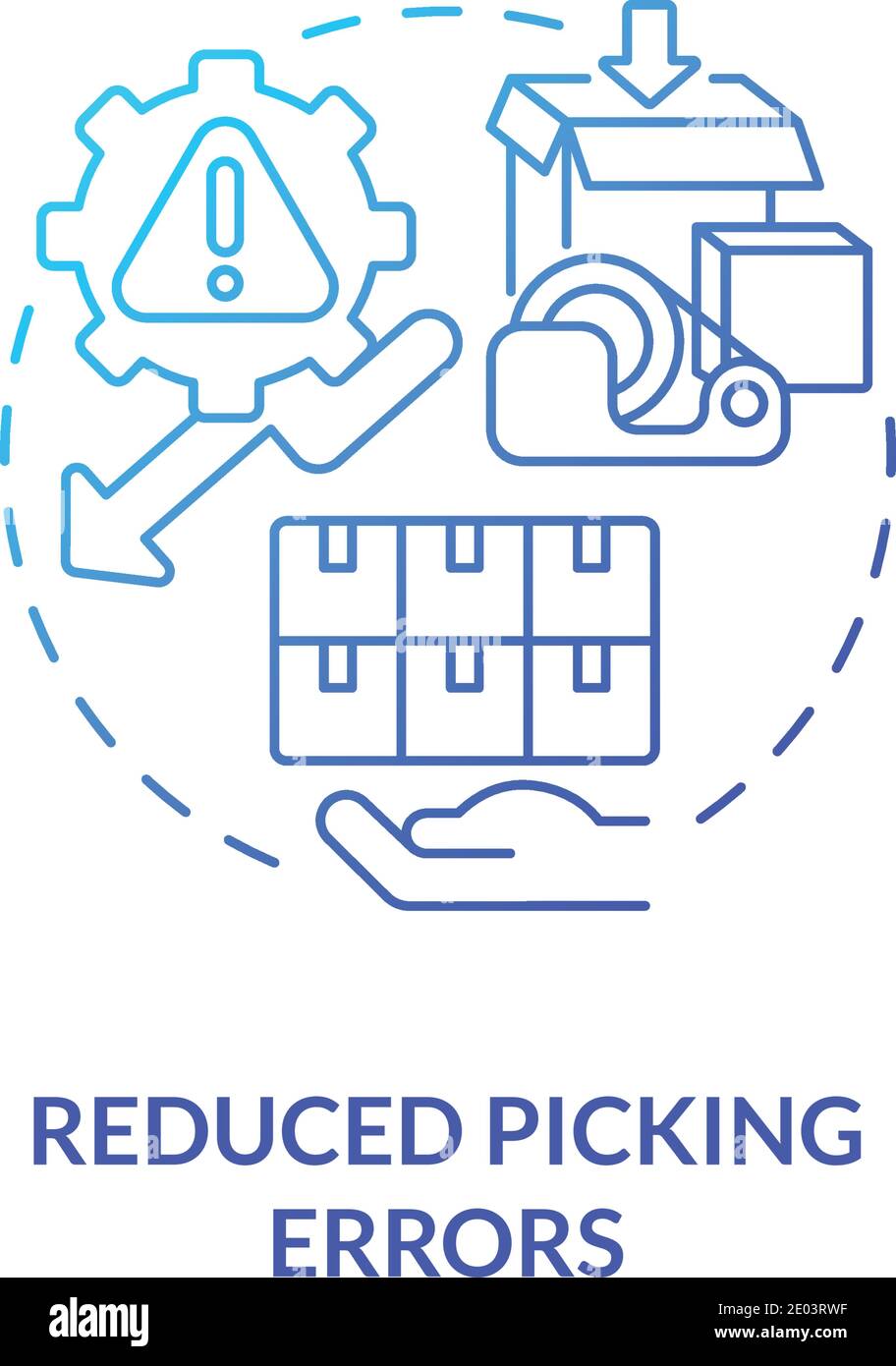Reduced picking errors concept icon Stock Vector Image & Art - Alamy