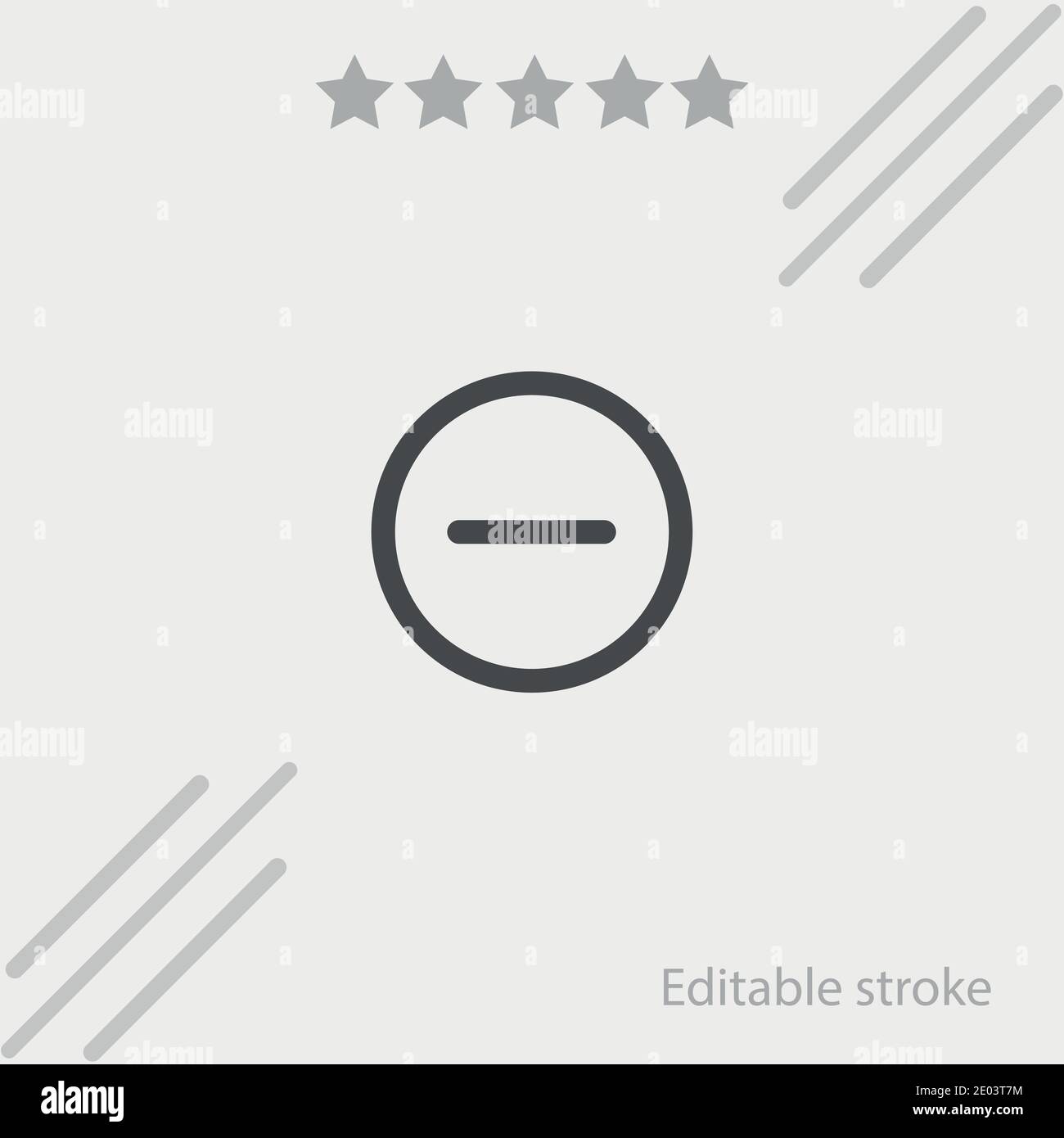 minus circular button outline vector icon modern simple vector ...