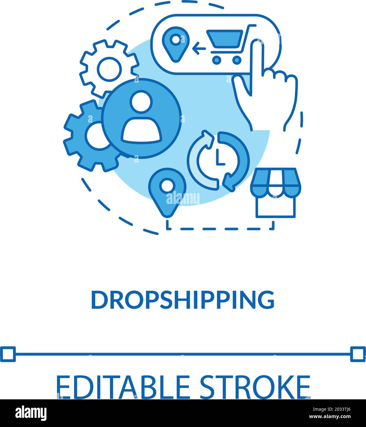 Dropshipping concept icon Stock Vector Image & Art - Alamy Dropshipping concept icon Stock Vector Image & Art - Alamy