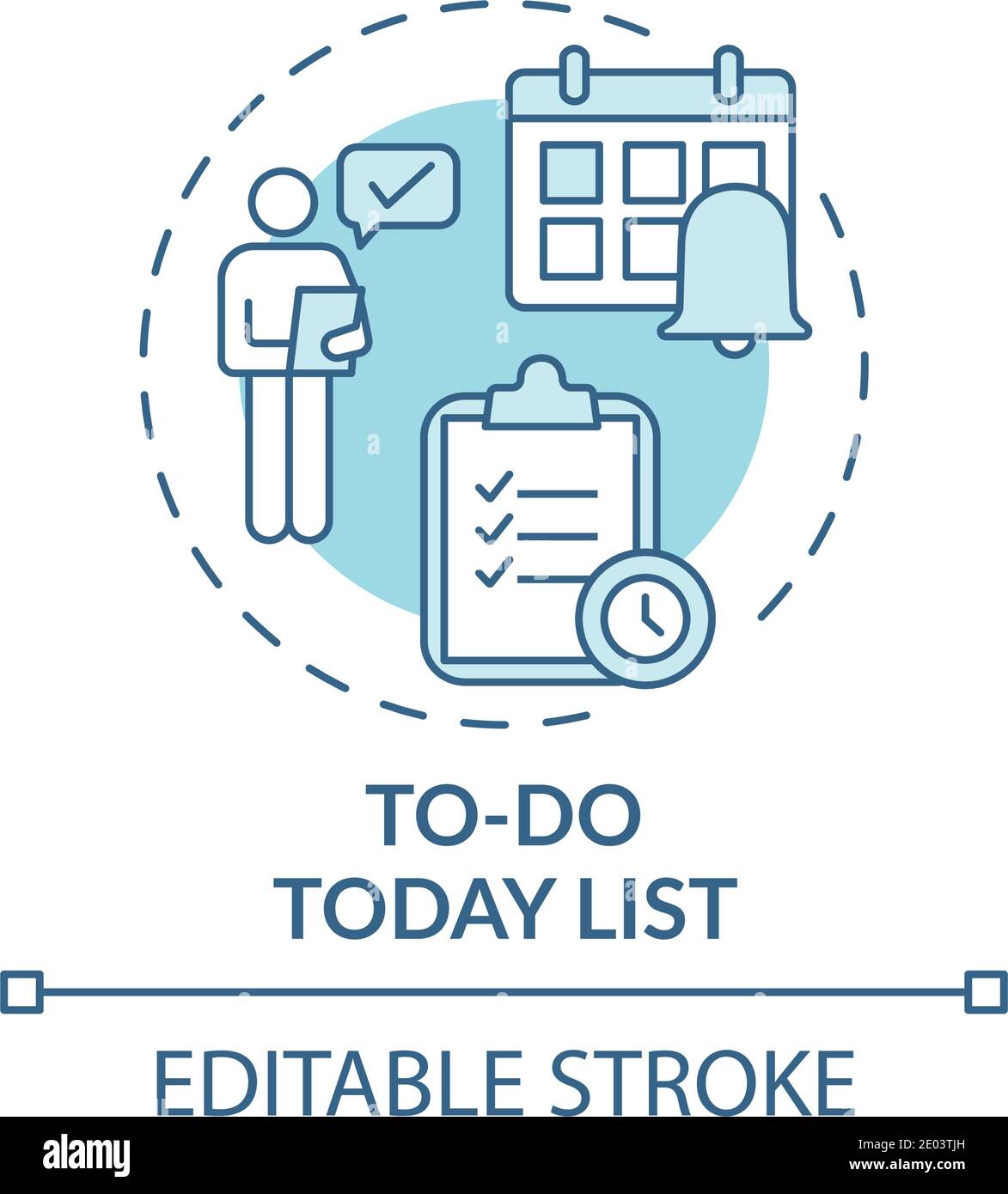 To-do today list concept icon Stock Vector Image & Art - Alamy