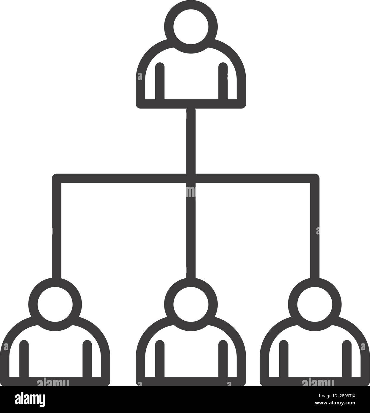 Businesspeople avatars flow chart design, Teamwork business management ...