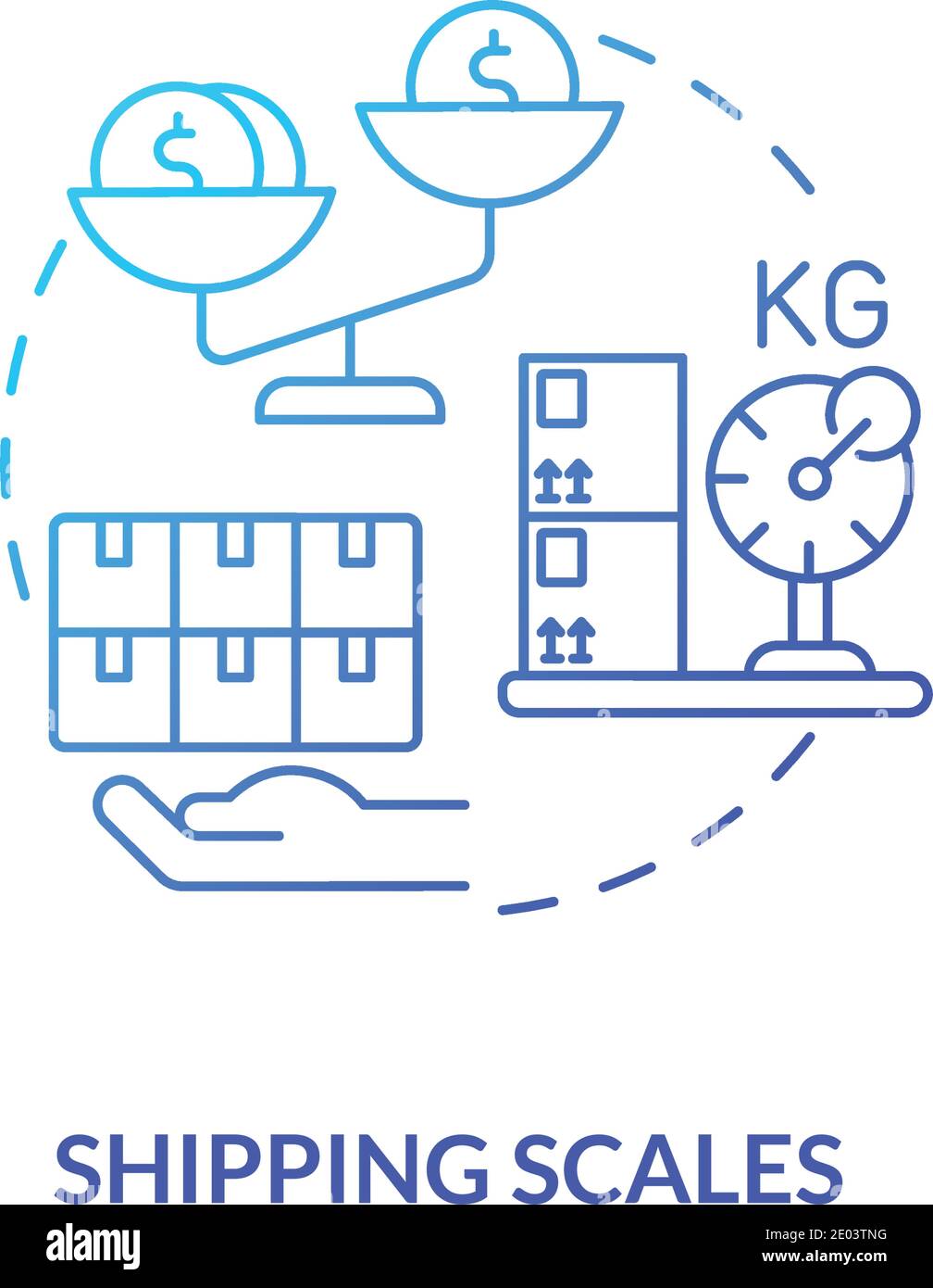 Weighing scales conceptual Stock Vector Images - Alamy