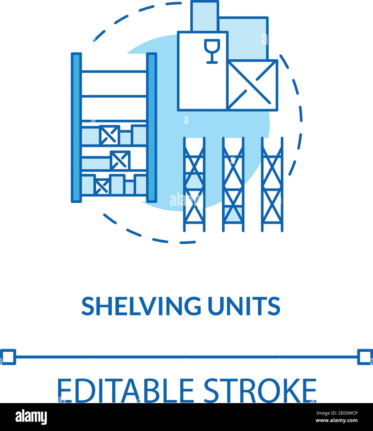 Shelving units concept icon Stock Vector Image & Art - Alamy
