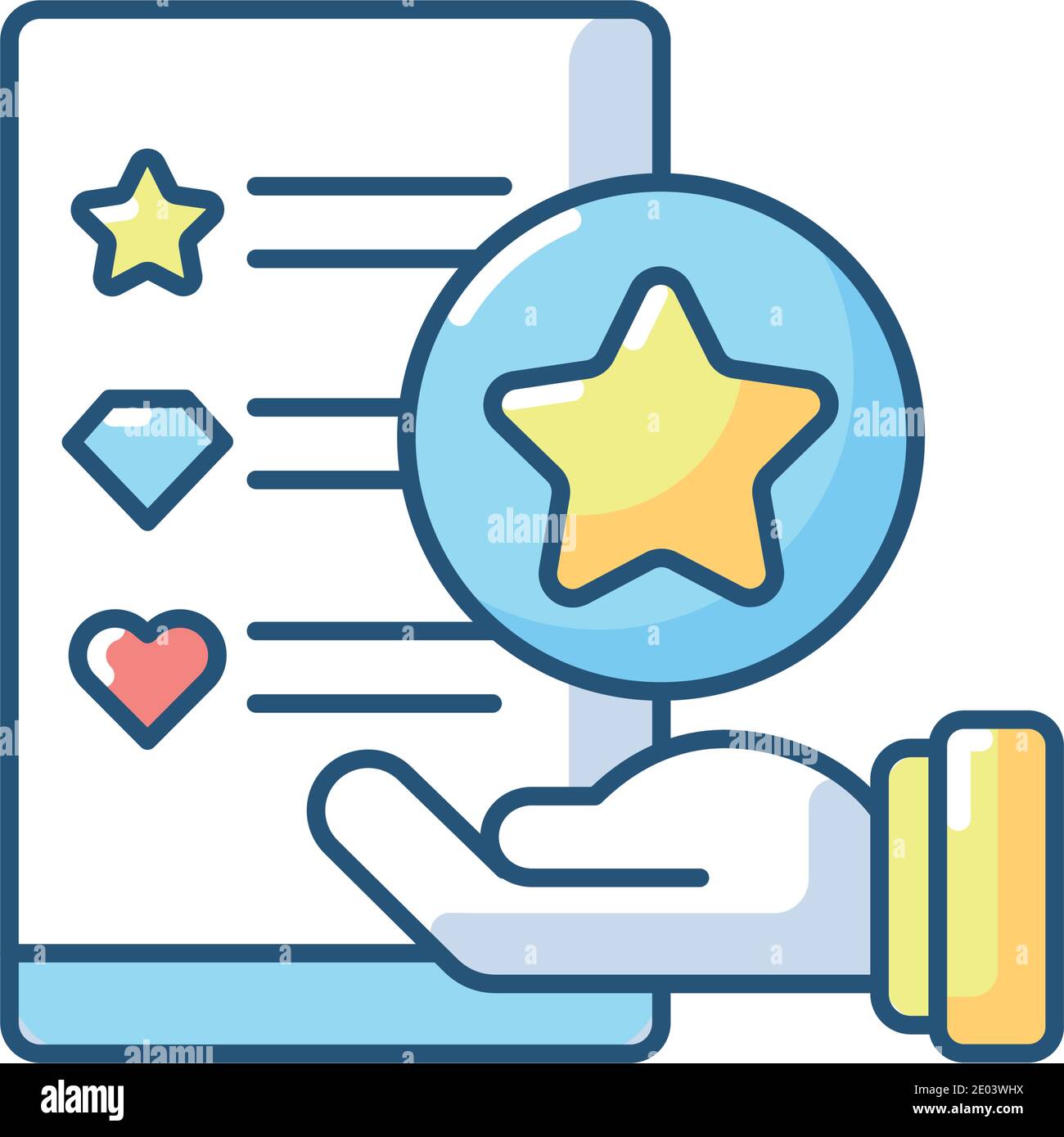 Usability evaluation RGB color icon Stock Vector Image & Art - Alamy