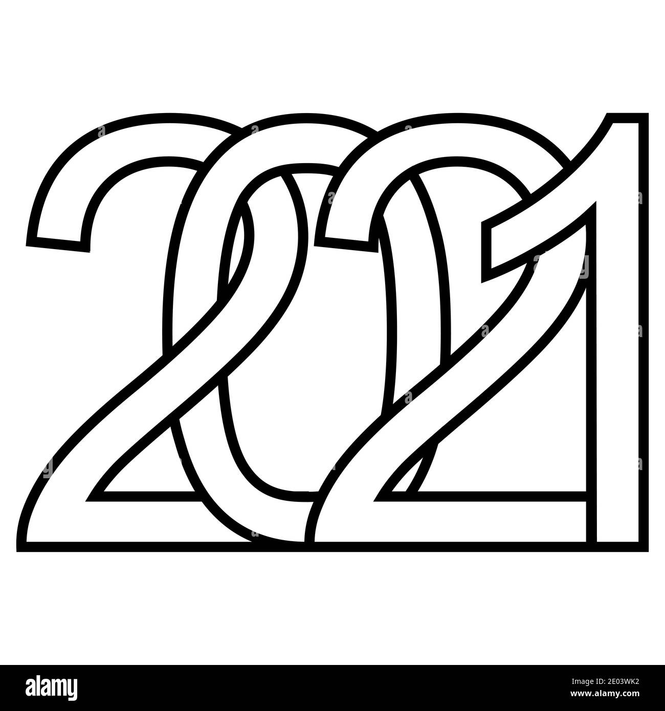 Golden lettering happy new Black and White Stock Photos & Images - Alamy