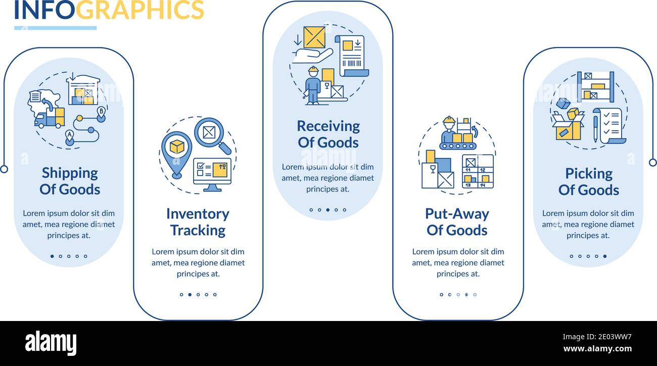 Infographic of logistic design template Cut Out Stock Images & Pictures ...