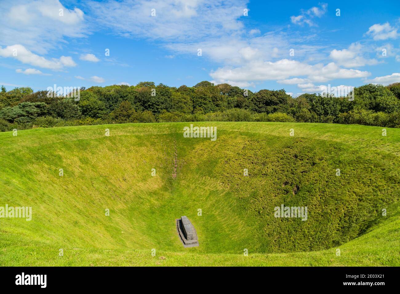 The Irish Sky Garden Crater, Skibbereen, West Cork. Ireland Stock Photo ...