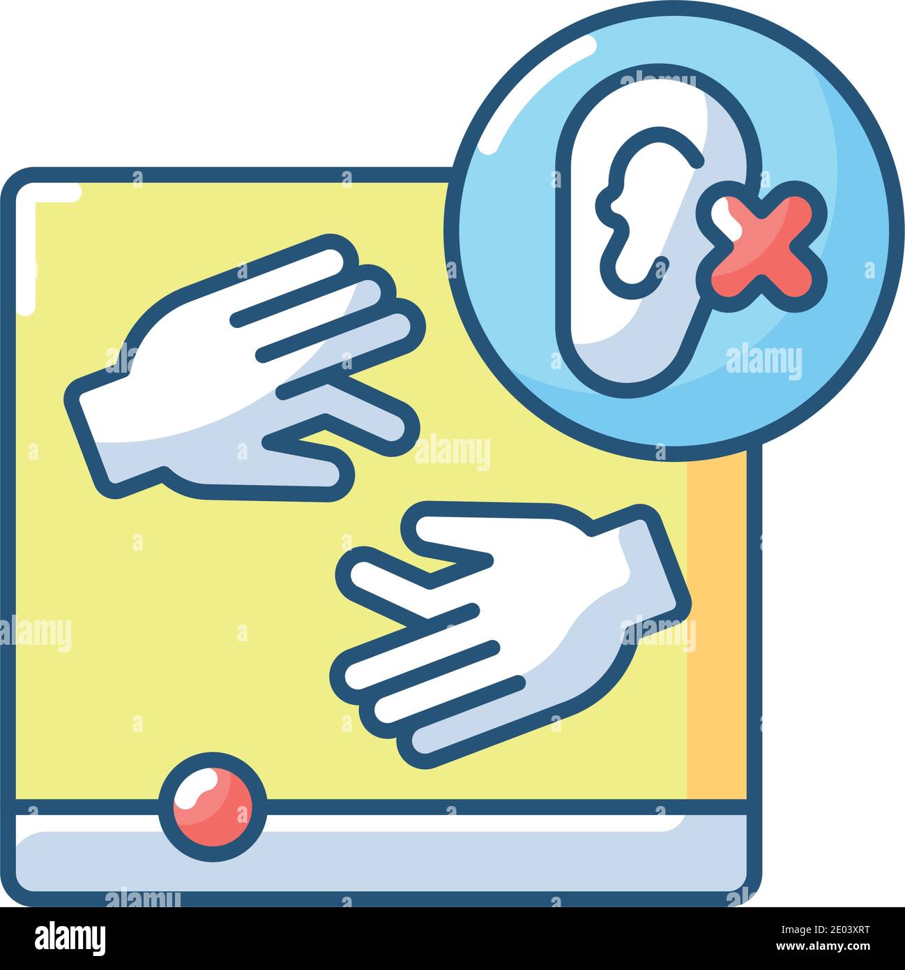 Accessibility RGB color icon Stock Vector Image & Art - Alamy