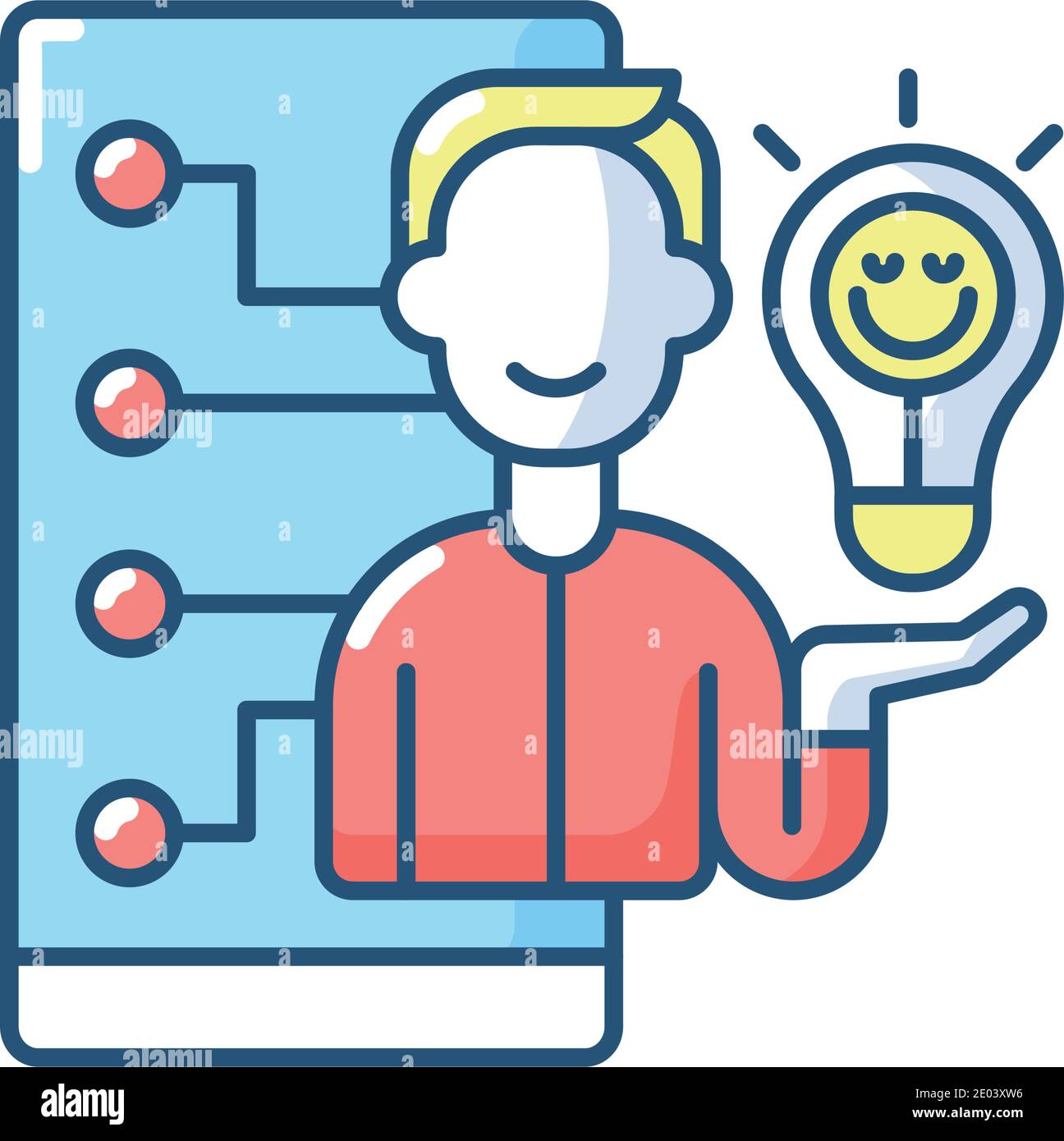 Emotional design RGB color icon Stock Vector Image & Art - Alamy
