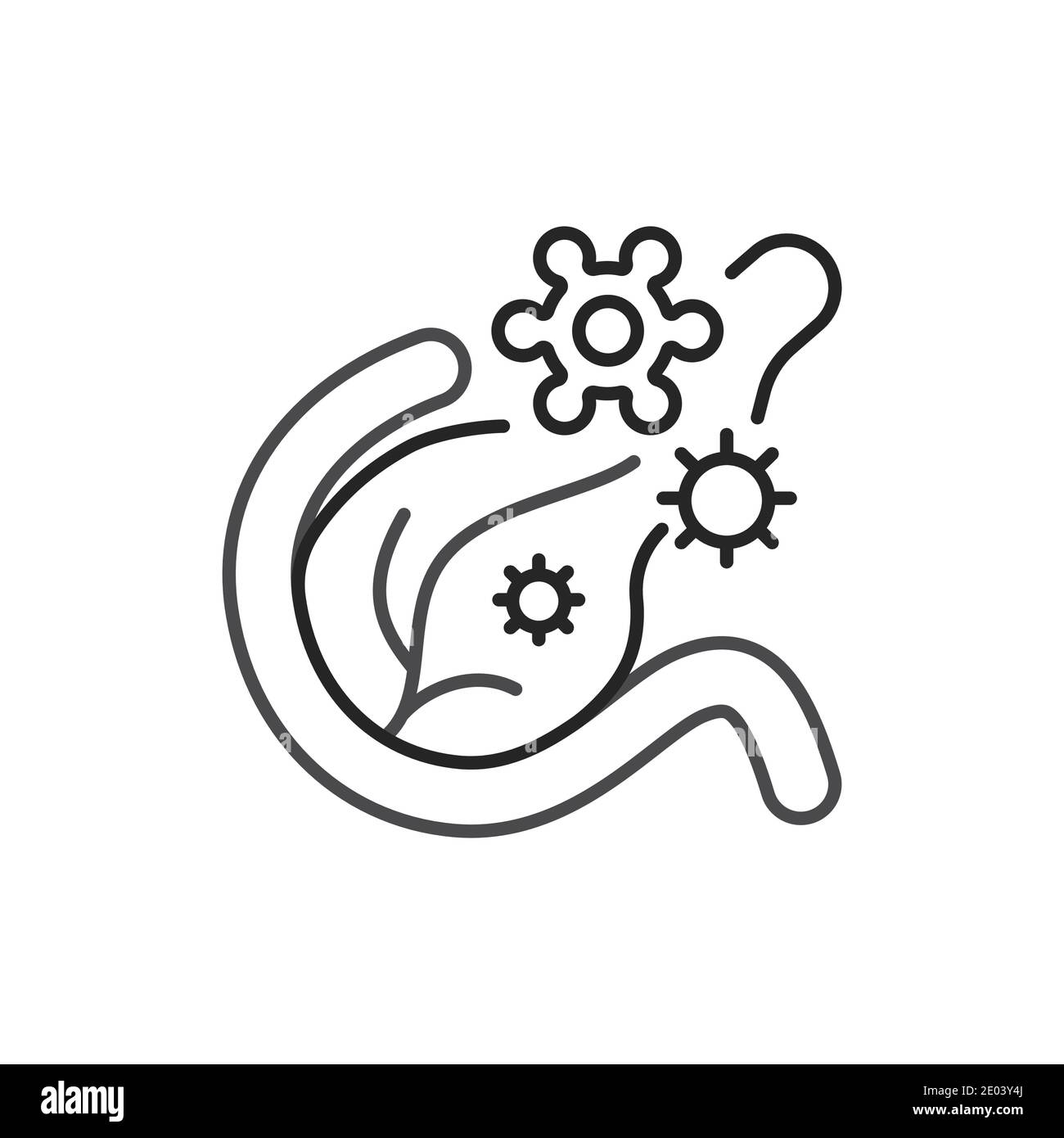 Pancreas drawing Black and White Stock Photos & Images - Alamy