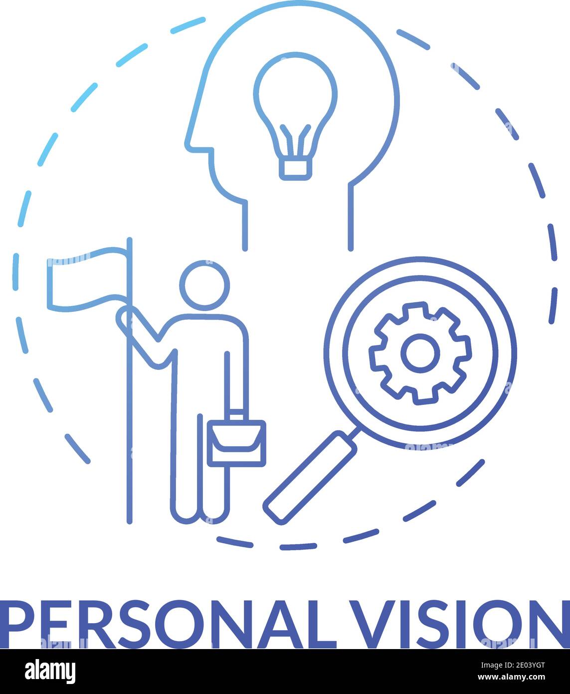 Personal vision concept icon Stock Vector Image & Art - Alamy