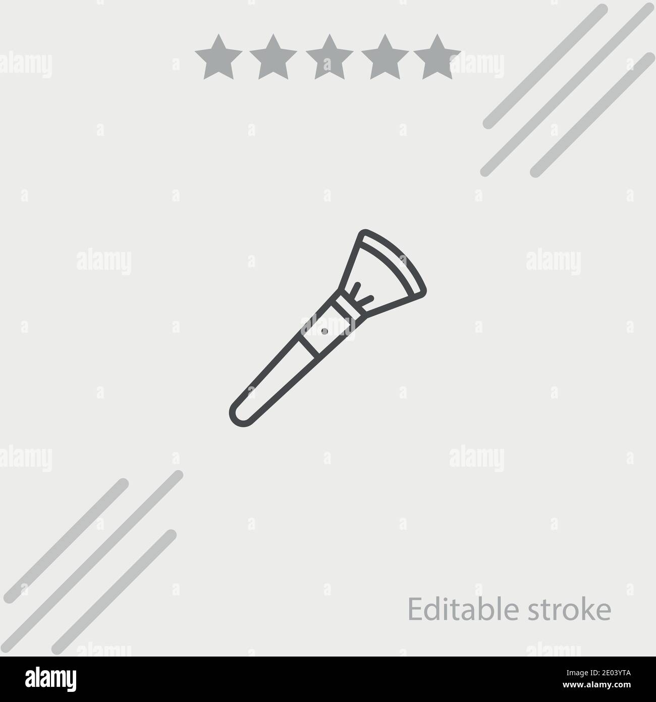brush vector icon modern simple vector illustration Stock Vector Image ...