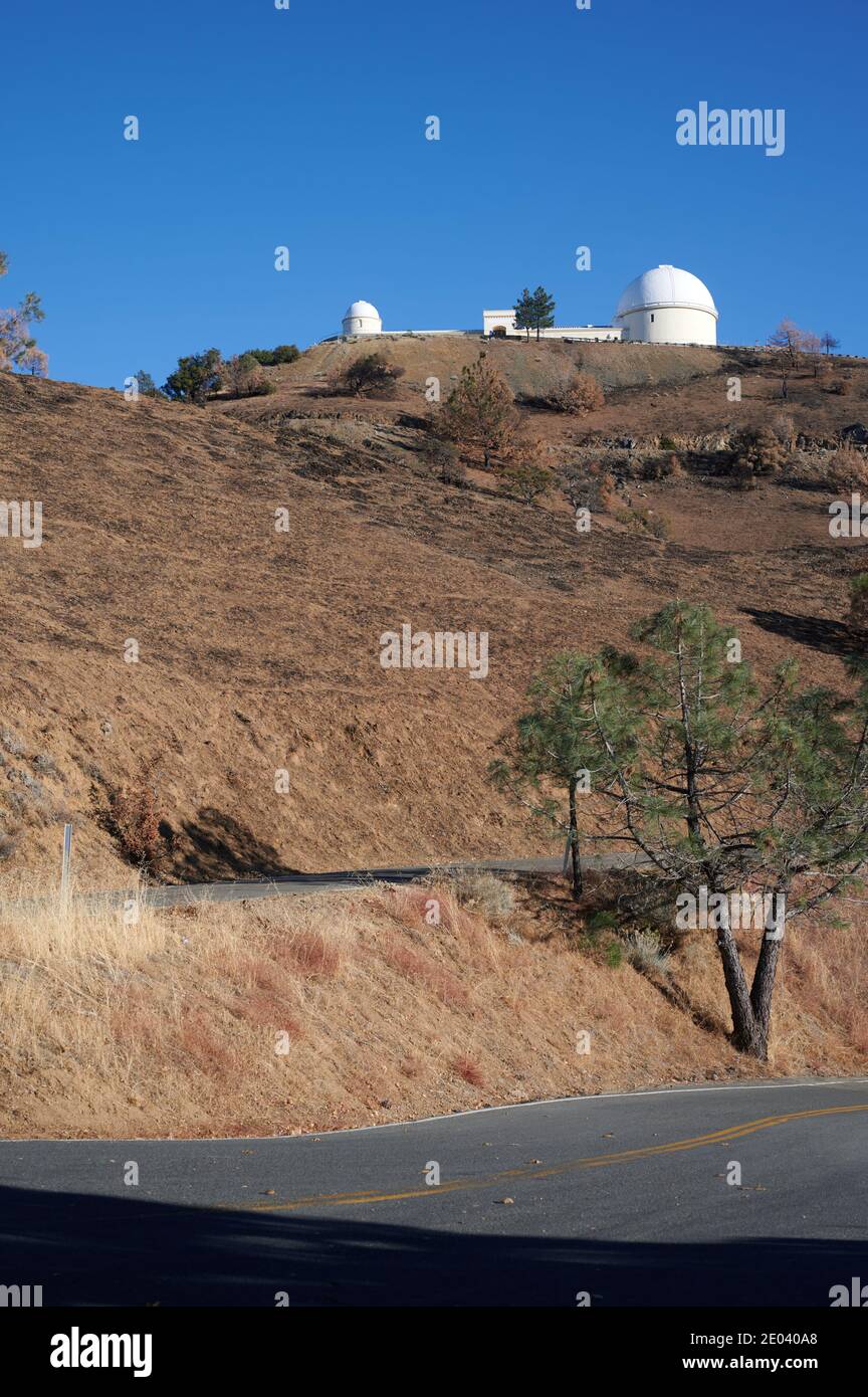 The historic James Lick Observatory (1888) on Mt. Hamilton, San Jose ...