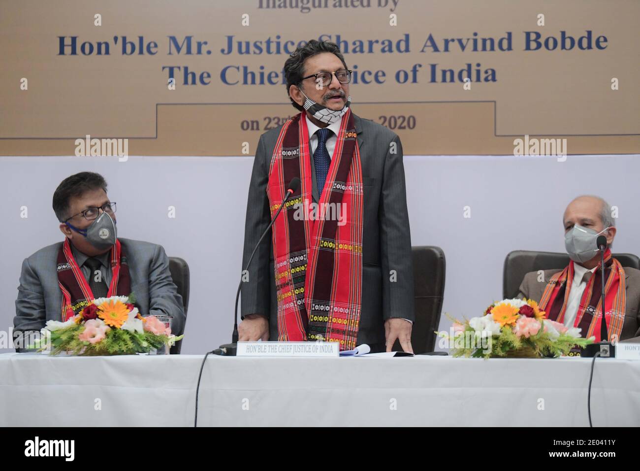 Chief Justice of India, Sharad Arvind Bobde is at the Tripura High ...