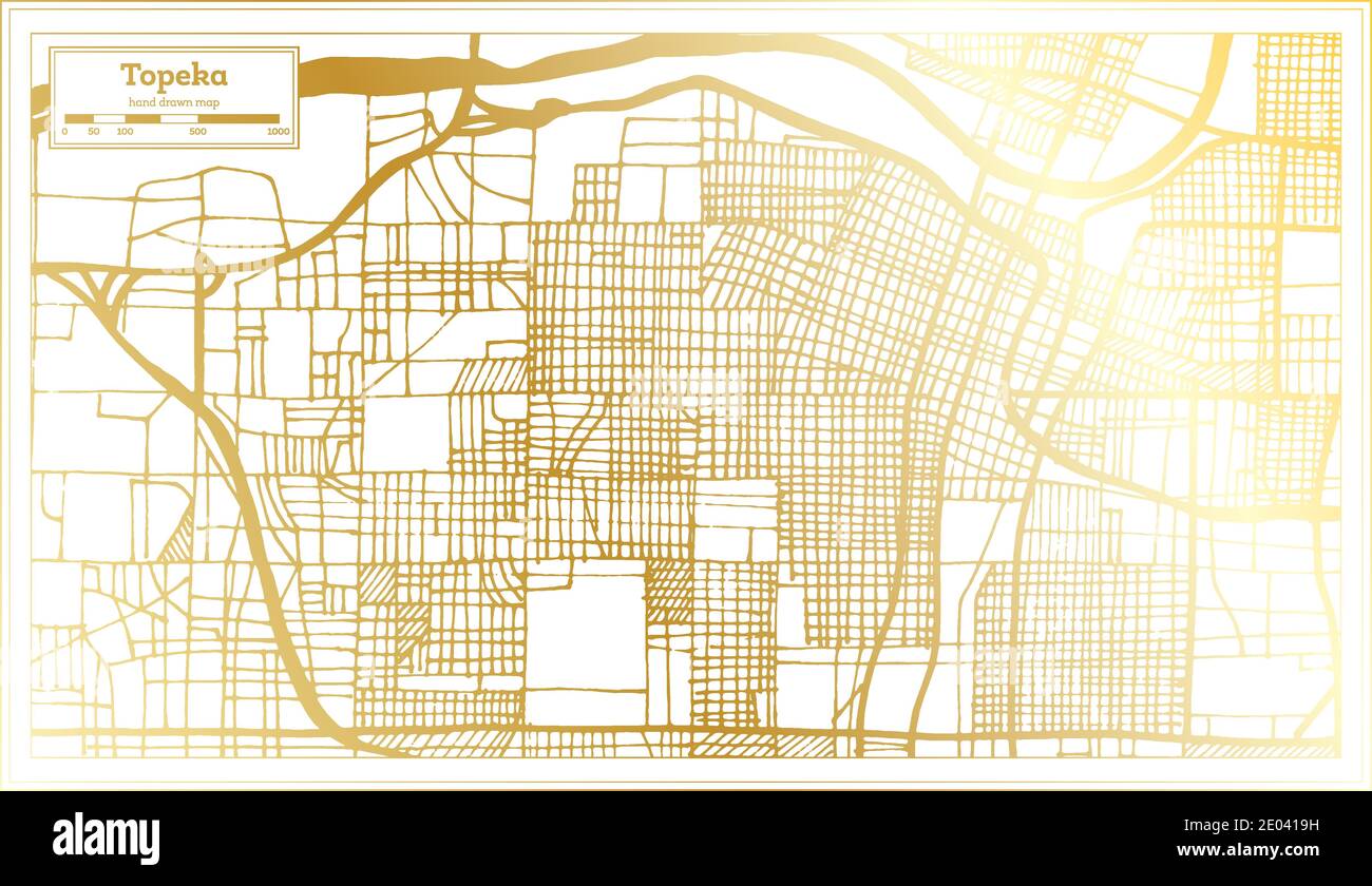 Kansas gold map hi-res stock photography and images - Alamy