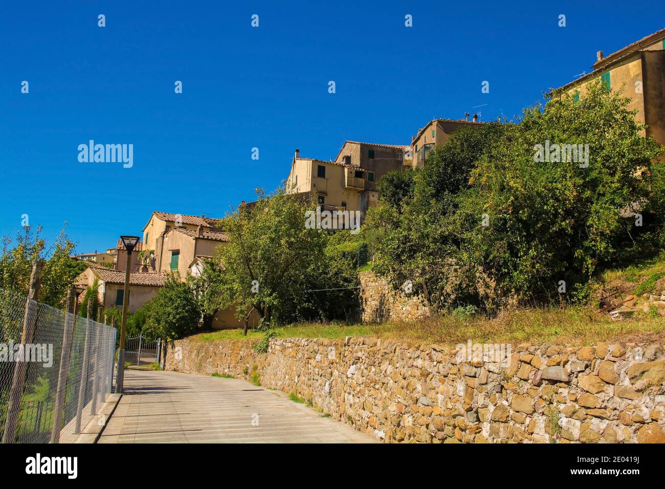 The historic medieval village of Scansano, Grosseto Province, Tuscany ...