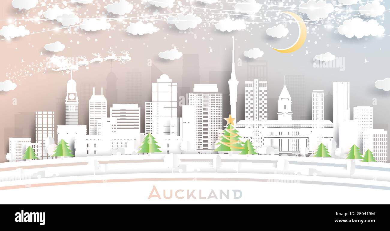 Auckland christmas Stock Vector Images - Alamy