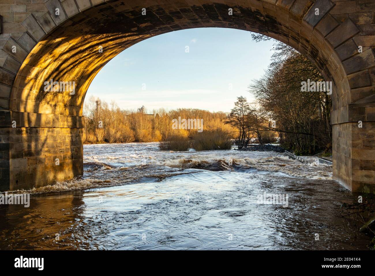 Hexham Bridge over the river Tyne Hexham northumberland Stock Photo - Alamy
